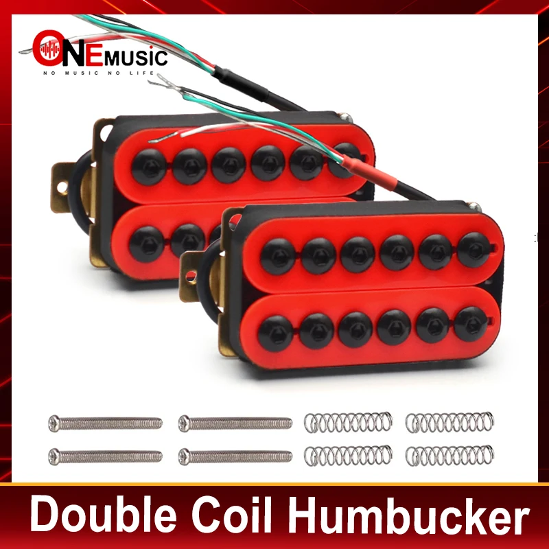Metal-ajust-vel-bobina-dupla-guitarra-el-trica-captadores-humbucker ...