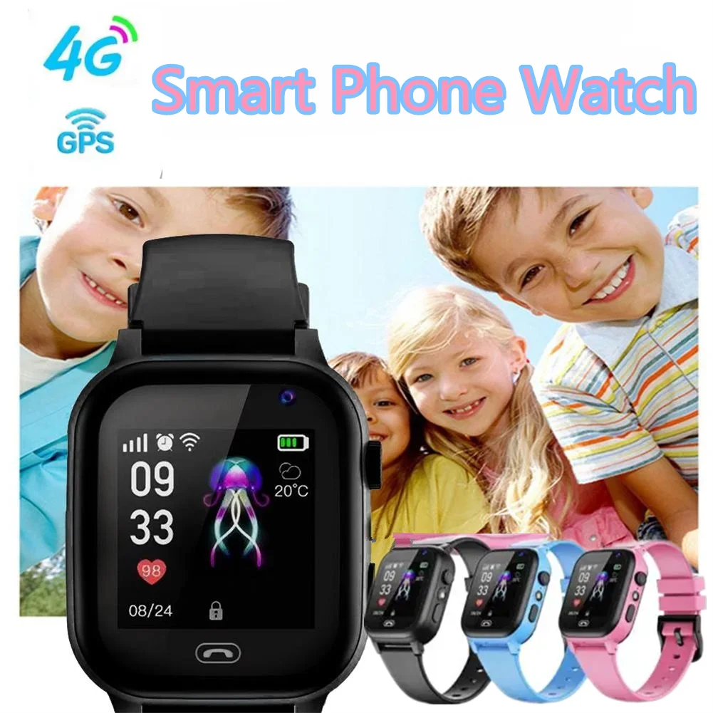 4G-Smart-Phone-Watch-to-SOS-GPS-Call-LBS-Tracker-Location-Children ...