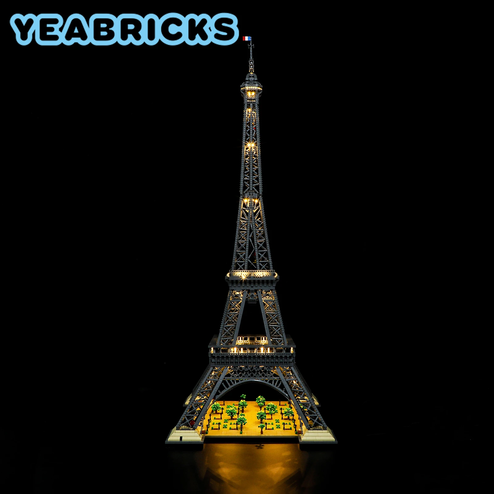 Building Blocks Eiffel Tower | Building Blocks Led Light | Eiffel Tower ...
