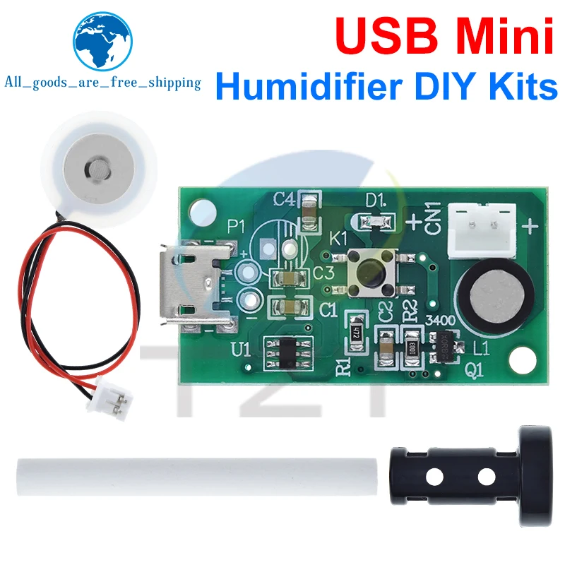 TZT-Mini-humidificador-USB-Kits-de-bricolaje-fabricante-de-niebla-y ...