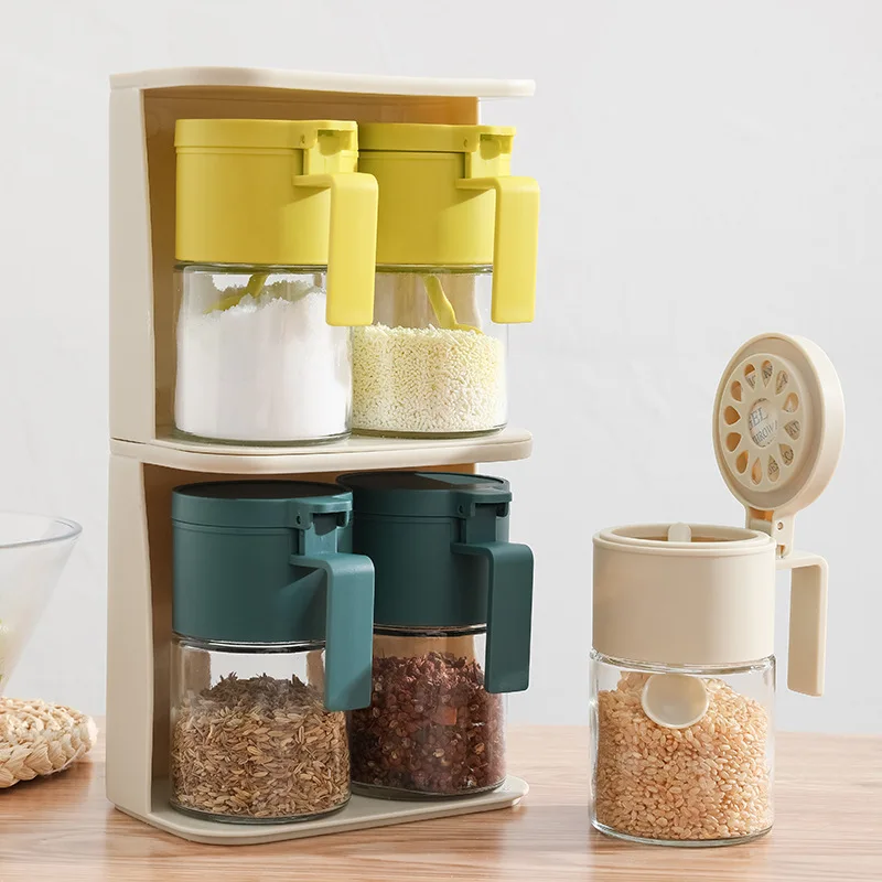 Moisture-proof-Sealed-Seasoning-Jar-Heat-resistant-Glass-Seasoning ...