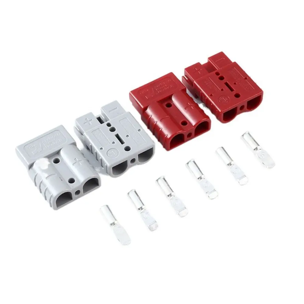 600V-50-AMP-Plug-Cable-Terminal-Battery-Power-Connector-Pins-Lugs ...