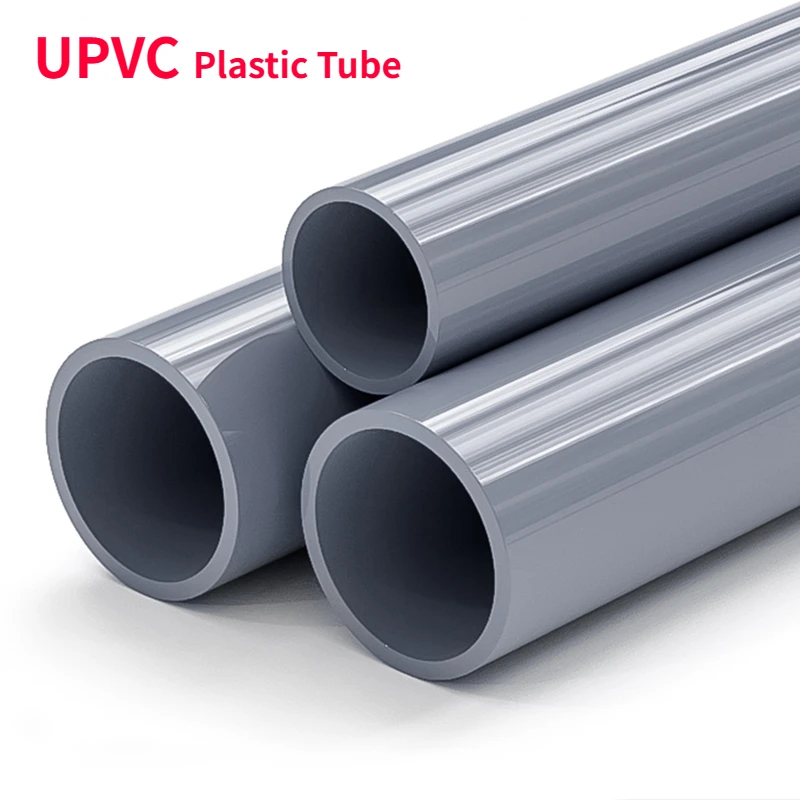 1Pcs-Length-200-500mm-Light-Grey-UPVC-Plastic-Tube-Thicken-Hard-Pipe ...