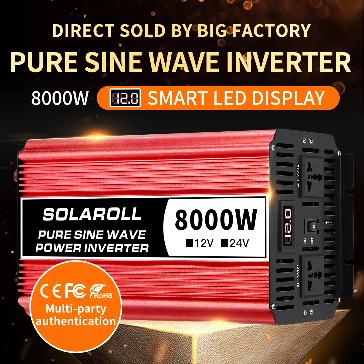 Inverter-auto-DC12V-24V-a-AC-220V-50HZ-60HZ-3000W-4200W-5200W-6000W ...