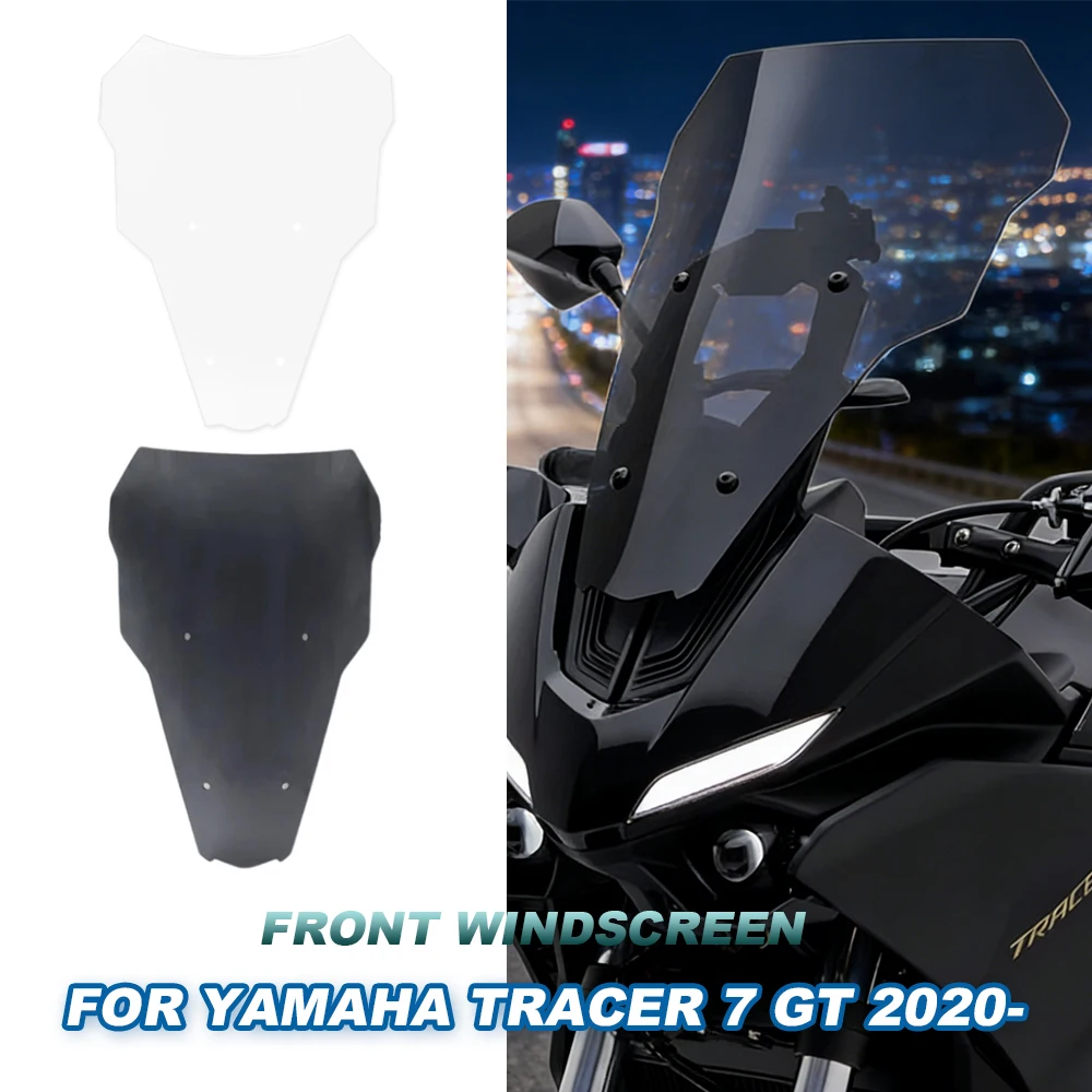 2024 For YAMAHA TRACER 7/GT Motorcycle Front Windshield Tracer7 GT 2020 ...