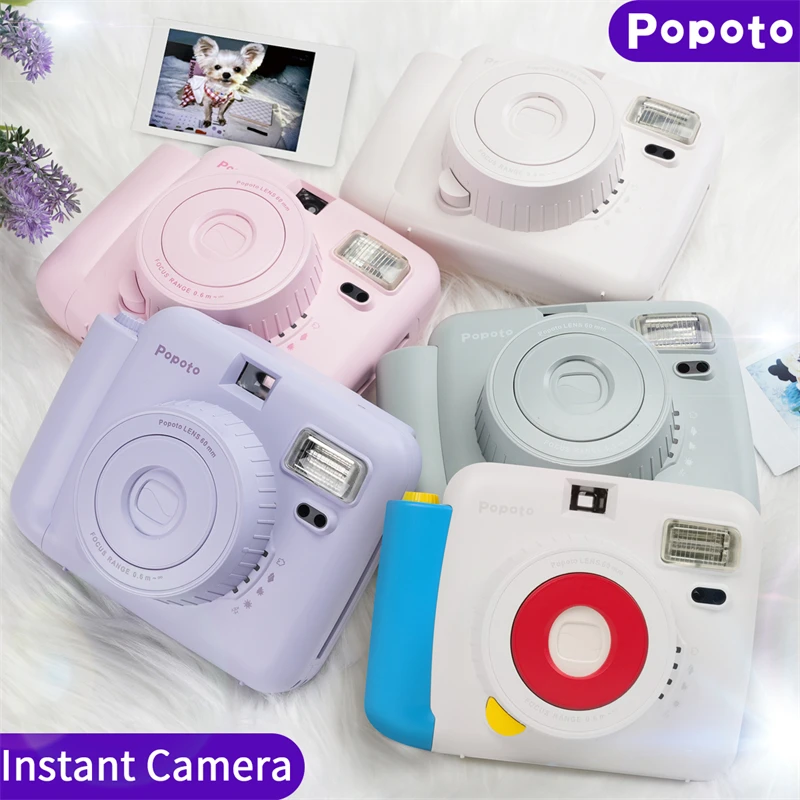 Popoto-Instant-Camera-Portable-Design-Automatic-Exposure-Easy-Use ...