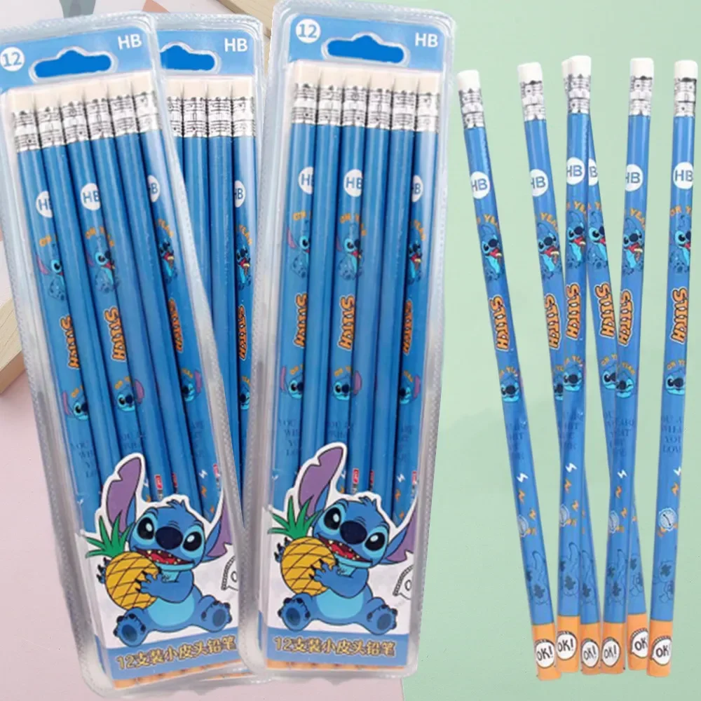 Anime-Stitch-Pencil-Cartoon-Student-Write-Tools-Children-with-Rubber ...