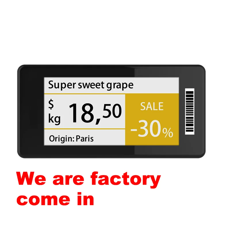 10 pcs Supermarket Ink Digital Price Tags Epaper Cloud System Display ...