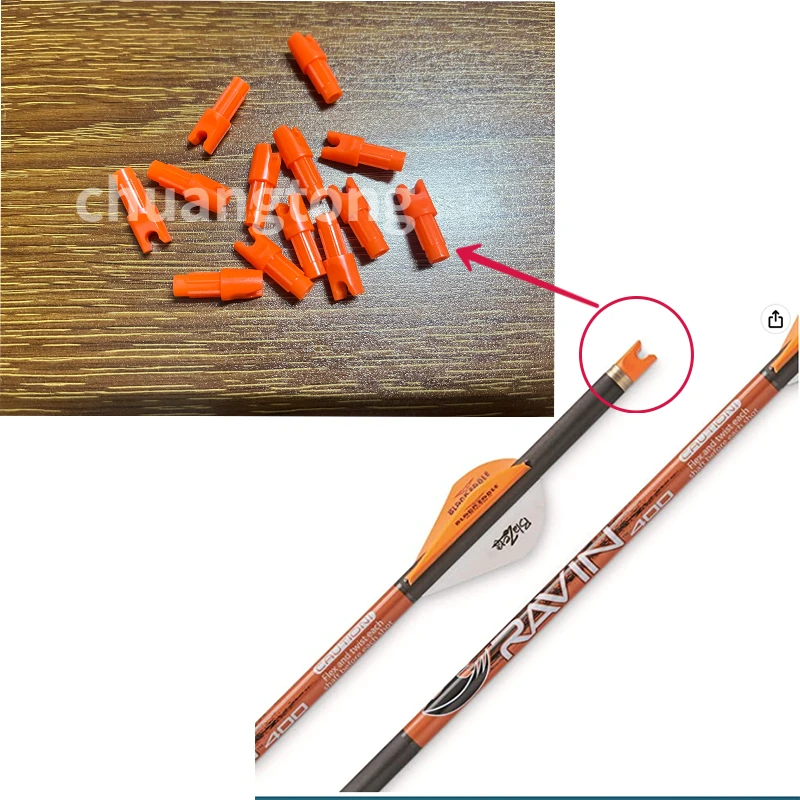 50pcs Crossbow Archery Half-moon Crossbow Bolts Arrow Nocks Internal ...
