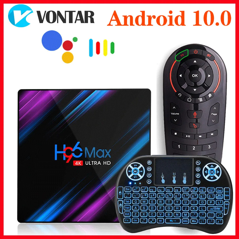 H96 Max Rk3318 Smart Tv Box Android 10 Tvbox 4k Youtube 4gb Ram 64gb ...