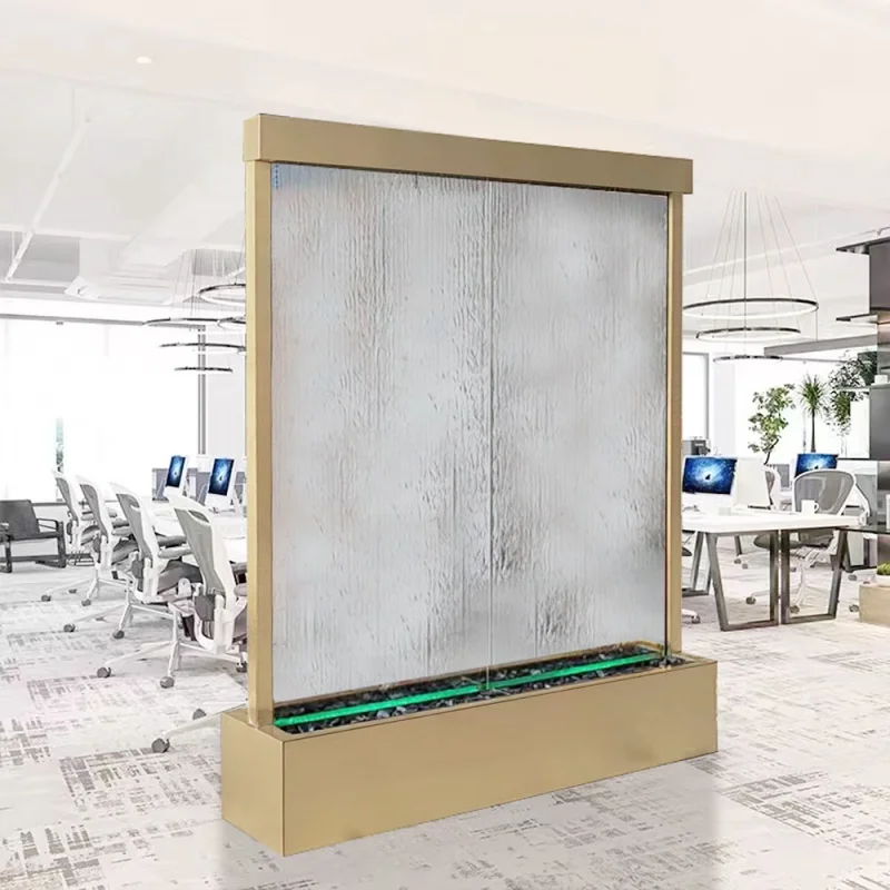 Cascada-artificial-de-acero-inoxidable-para-exteriores-fuente-de-agua ...