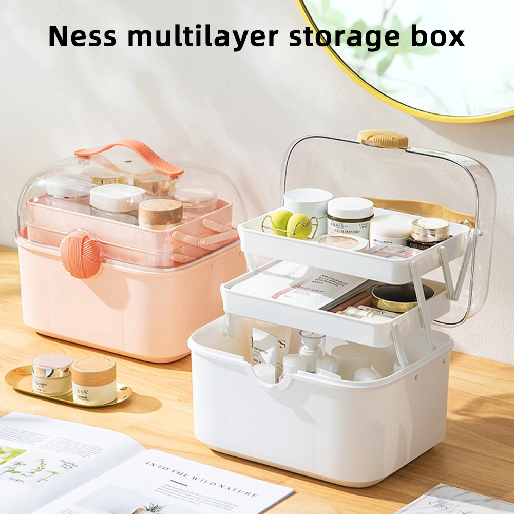 Makeup Storage Organiser Drawer Separate Skin Care Products Storage Box ...