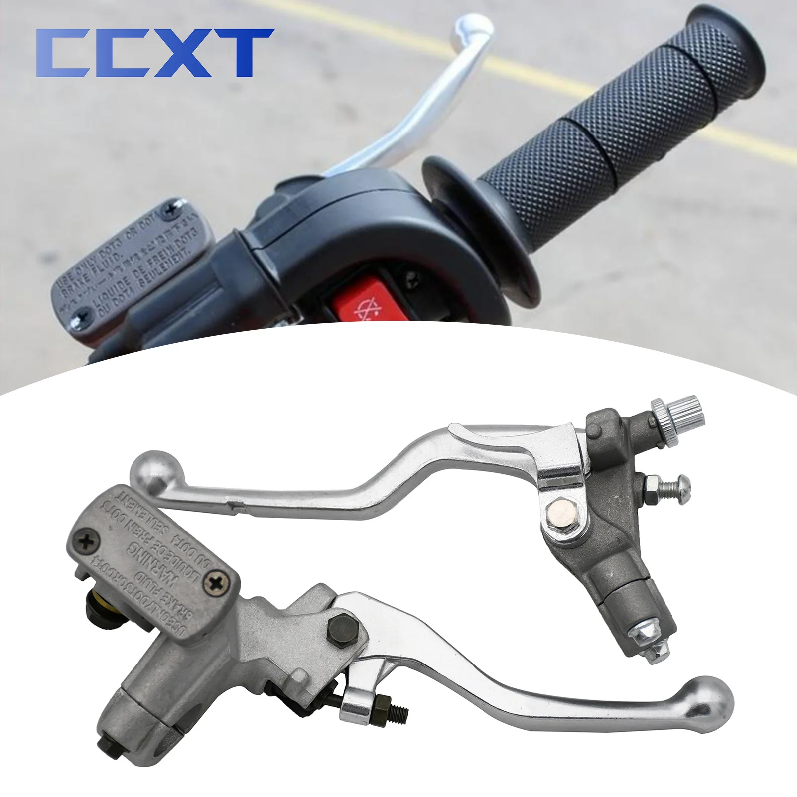 Motorcycle-Hydraulic-Brake-Lever-And-Aluminum-Clutch-Handle-Lever-For ...
