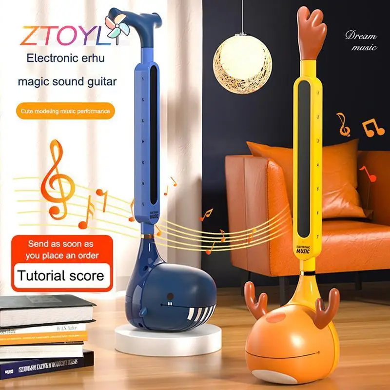 1Pc Electric Erhu Children's Musical Instrument Portable Synthesizer ...