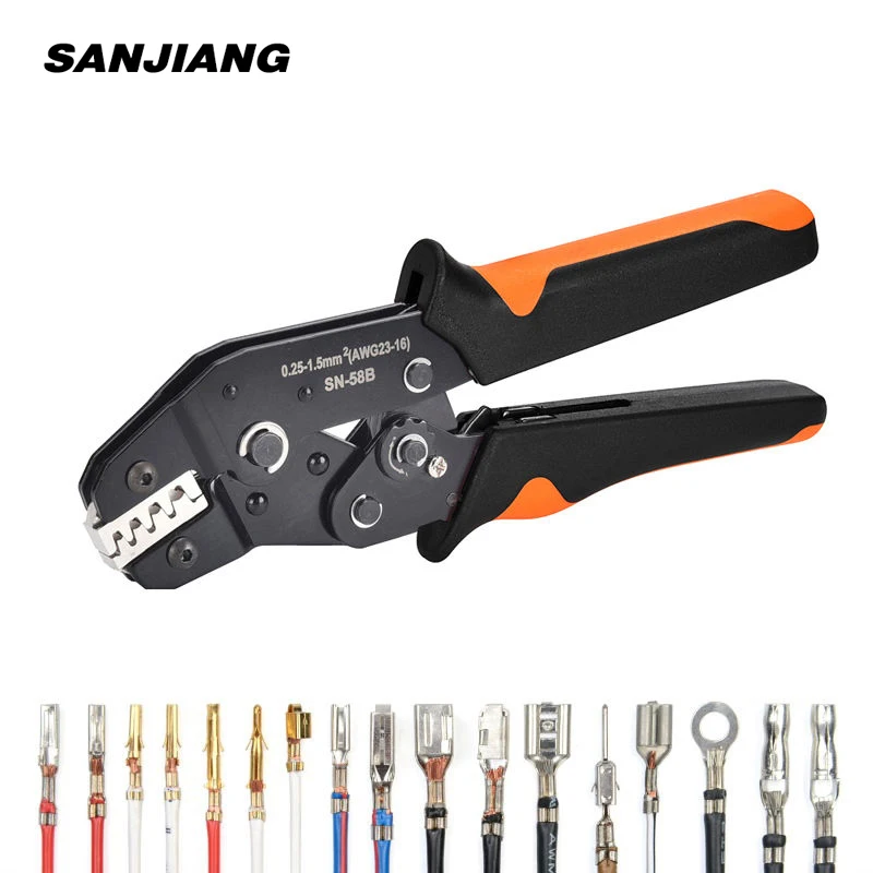 SN-01BM/2549/28B/48B/58B Ratcheting Terminal Crimping Plier DuPont ...
