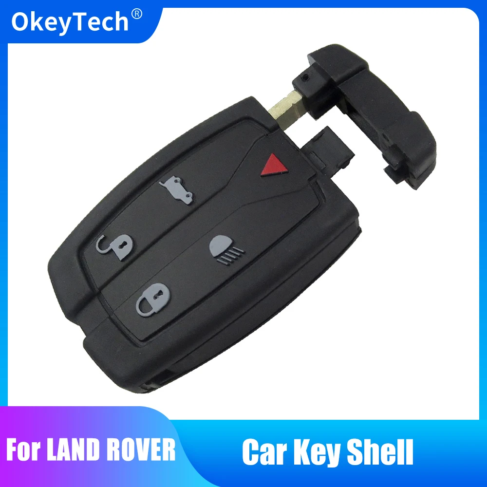 OkeyTech 5 Buttons New Replacement Key Blank For LAND ROVER FREELANDER ...