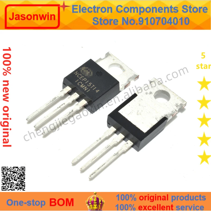 100% Nuevo 50 Unids/Lote Original MOSFET NCEP15T14 140A 150V TO-220 ...