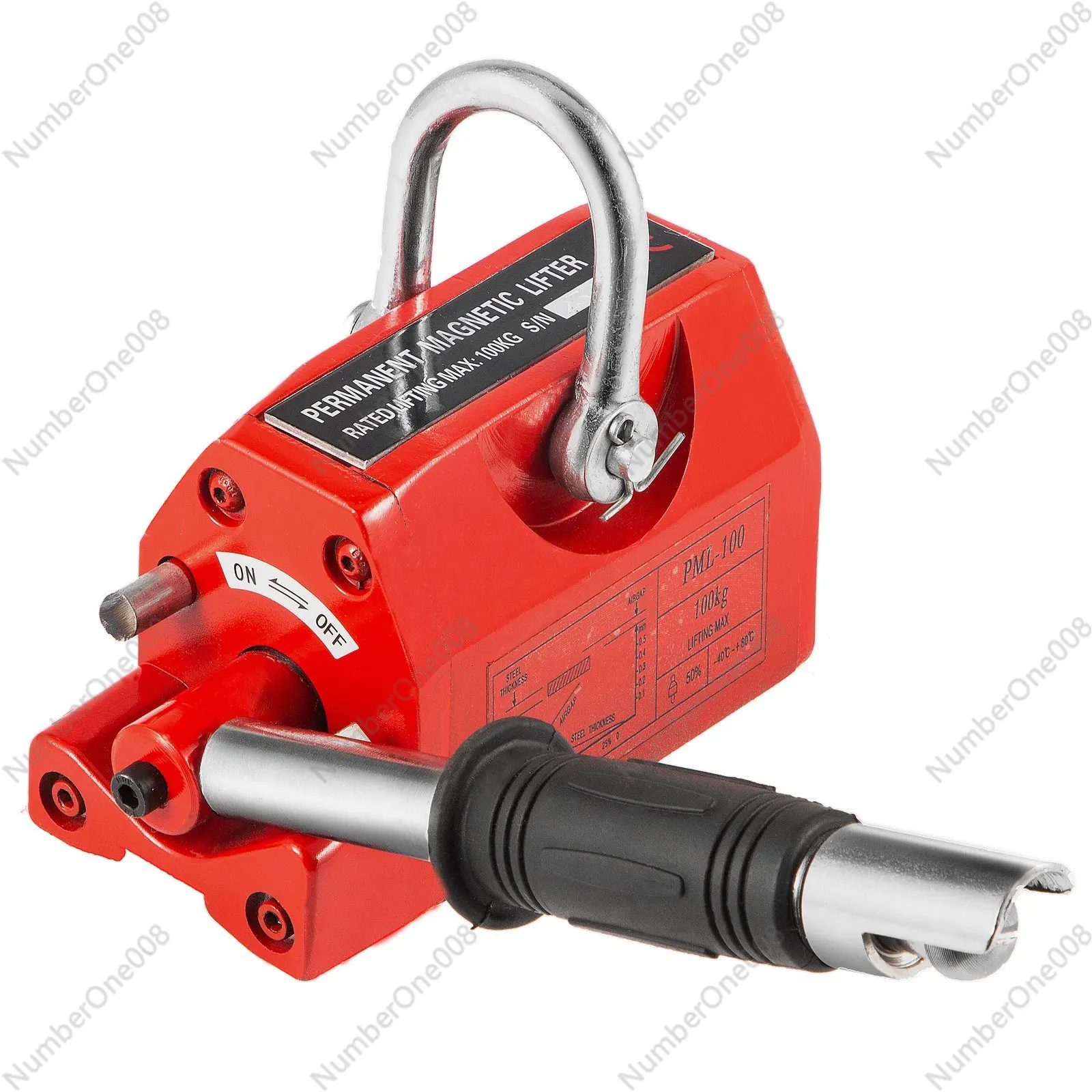 Magnetic-Lifter-220LBS-Capability-Upgraded-Lifting-Magnet-100KG-Hoist ...