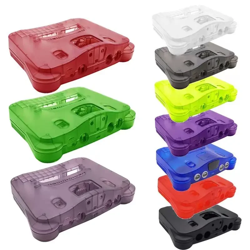 Replacement-Plastic-Shell-Translucent-Case-for-N64-Nintendo-64 ...