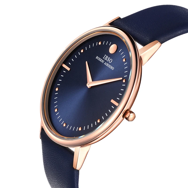 Orijinal-marka-elbise-saatler-erkek-deri-rahat-Ultra-mavi-arama-el ...