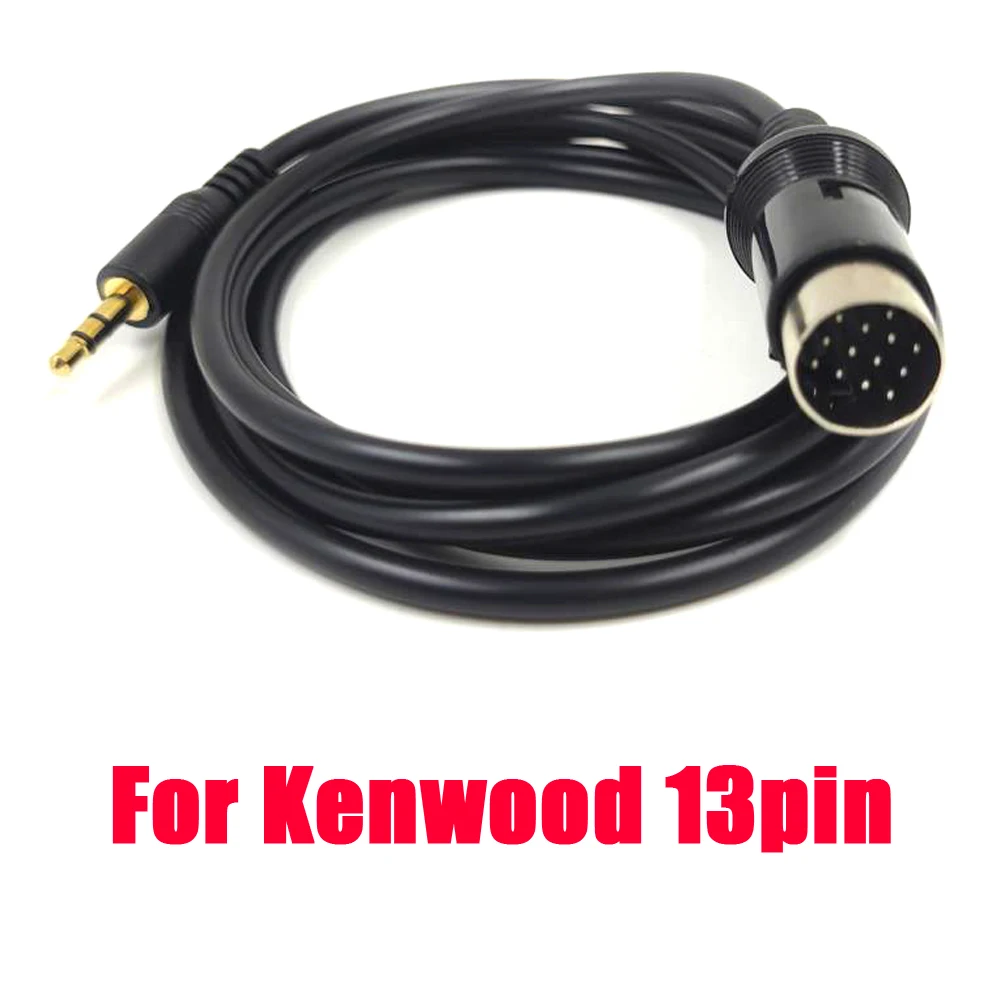 Biurlink Car Radio Device AUX Cable Audio Adapter for Kenwood 13Pin ...