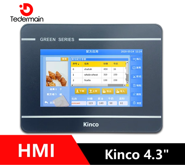 Kinco-pantalla táctil GL043 GL043E HMI, 4,3 pulgadas, 480x272, Ethernet, 1 puerto USB, nueva ...