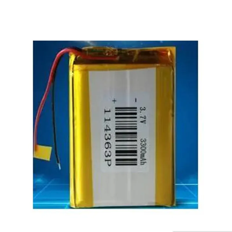 3-7V-114363-3300MAh-Polymer-Lithium-Ion-Li-ion-Li-po-Rechargeable ...