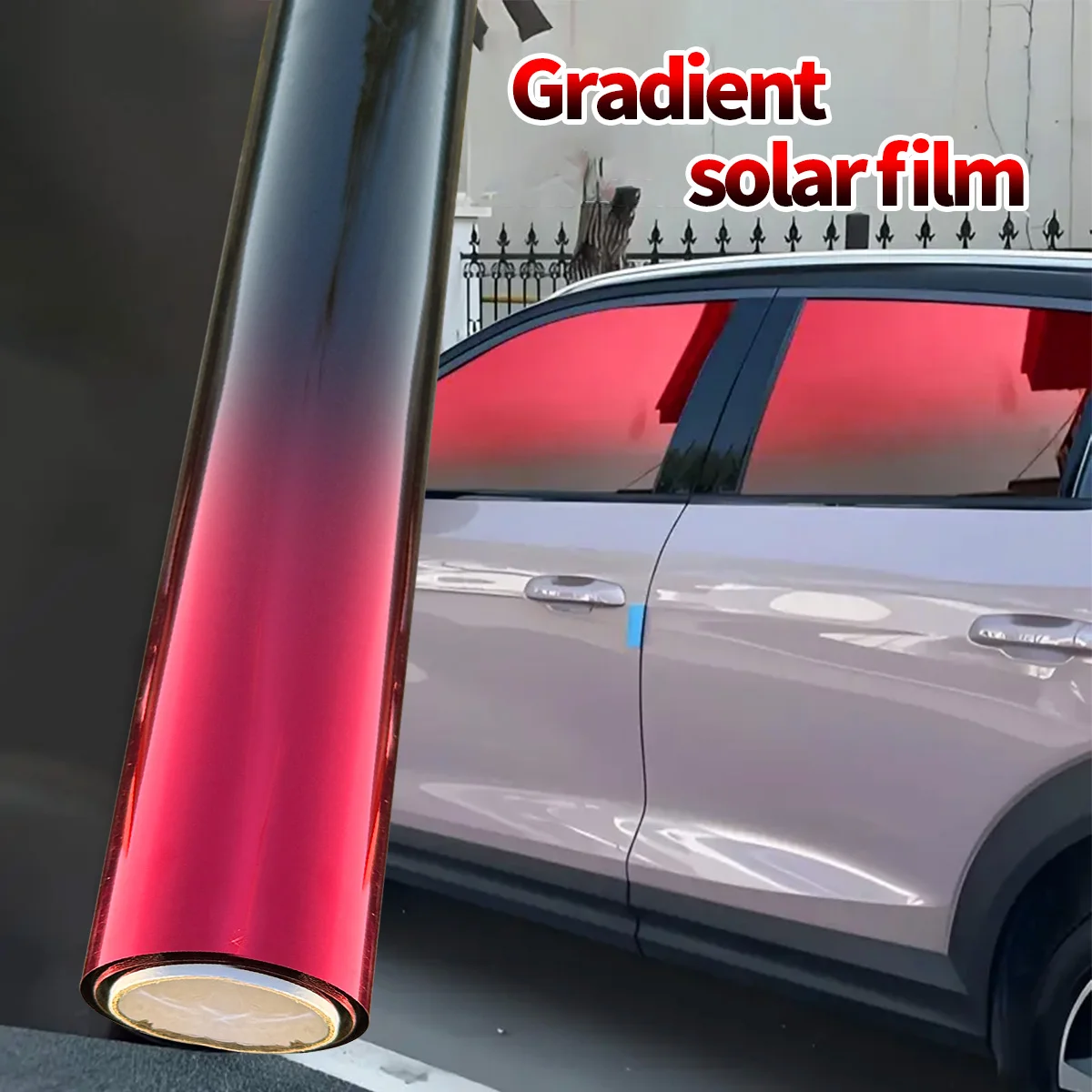 Gradient Window Tint Film Heat-Resistant Peel And Stick Solar Film for ...