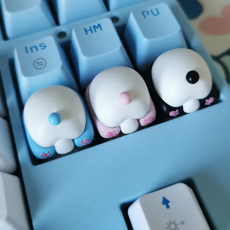 Cute-and-personalized-panda-buttock-key-cap-is-suitable-for-cross-shaft ...