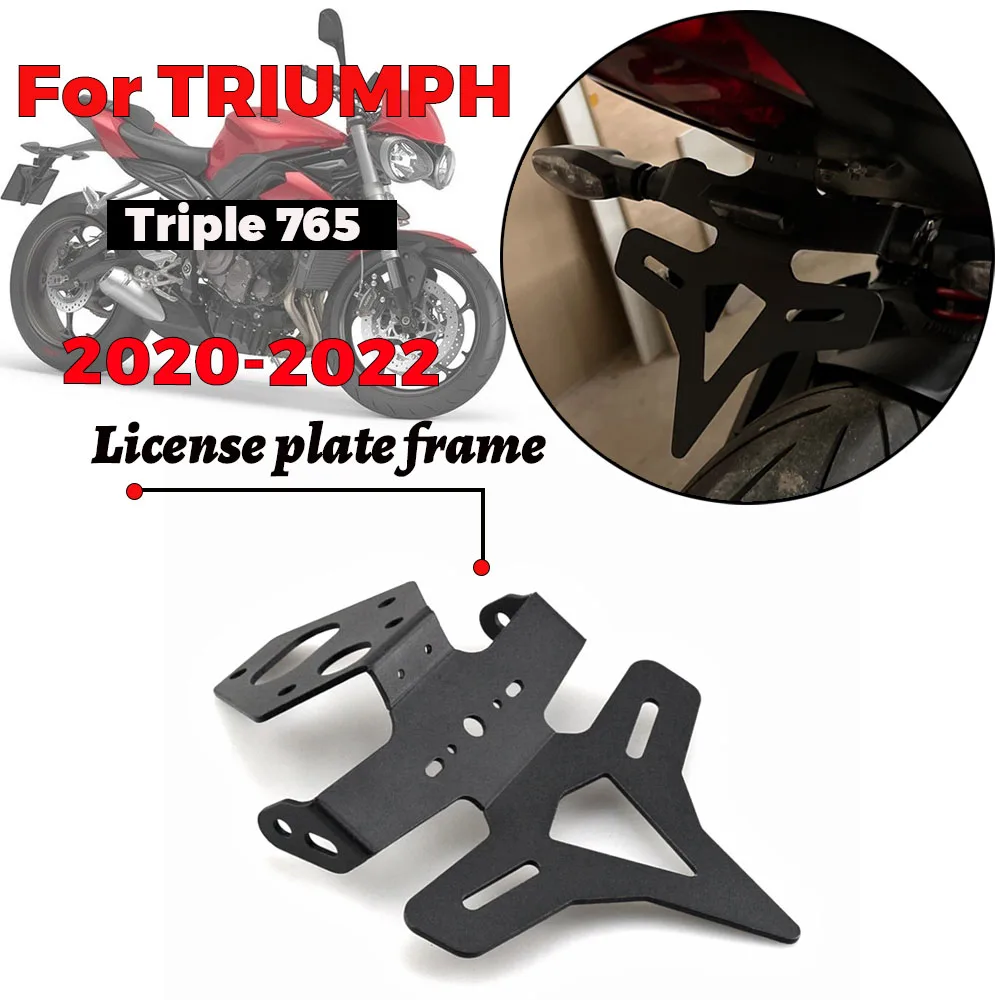 MTKRACING For TRIUMPH Street Triple 765 2020-2024 License Plate Holder ...