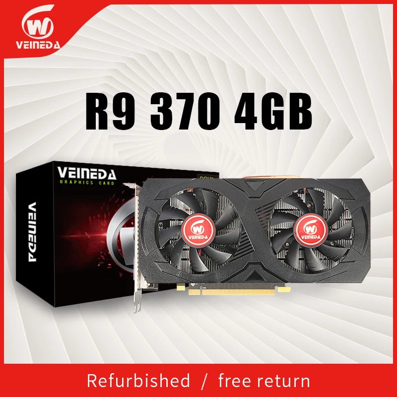 VEINIDA r9 370 4GB Graphics Cards 256bit GDDR5 4800MHZ PCI E3.0 PC ...