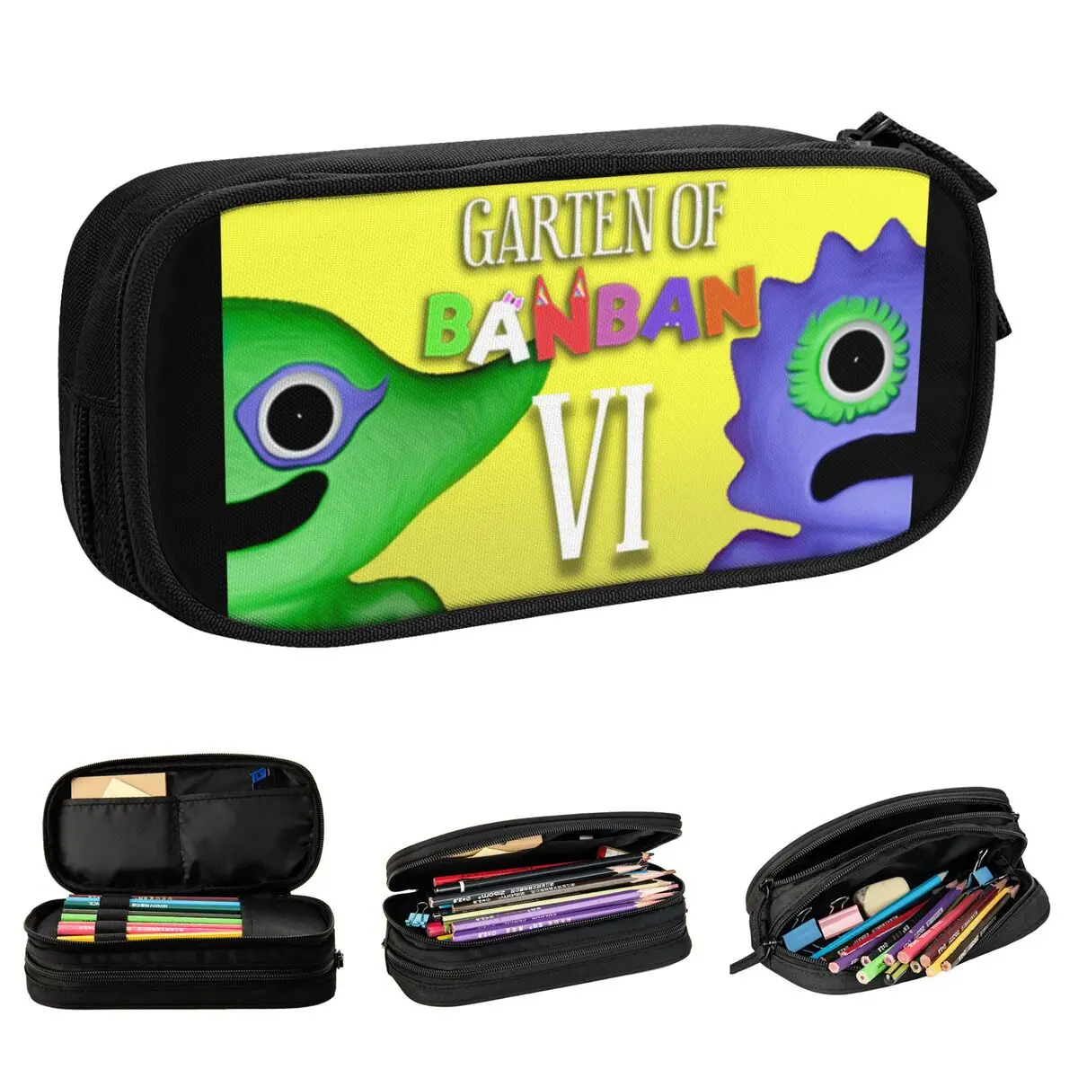 Garten-Of-Banban-6-Pencil-Cases-Pen-Pencil-Bags-Student-Large-Storage ...