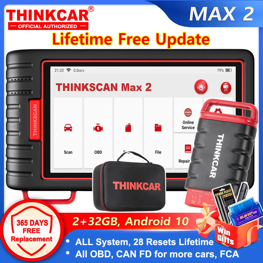 THINKCAR-Thinktool-ThinkScan-Max-2-ALL-system-Car-Diagnostic-Tools-AF ...