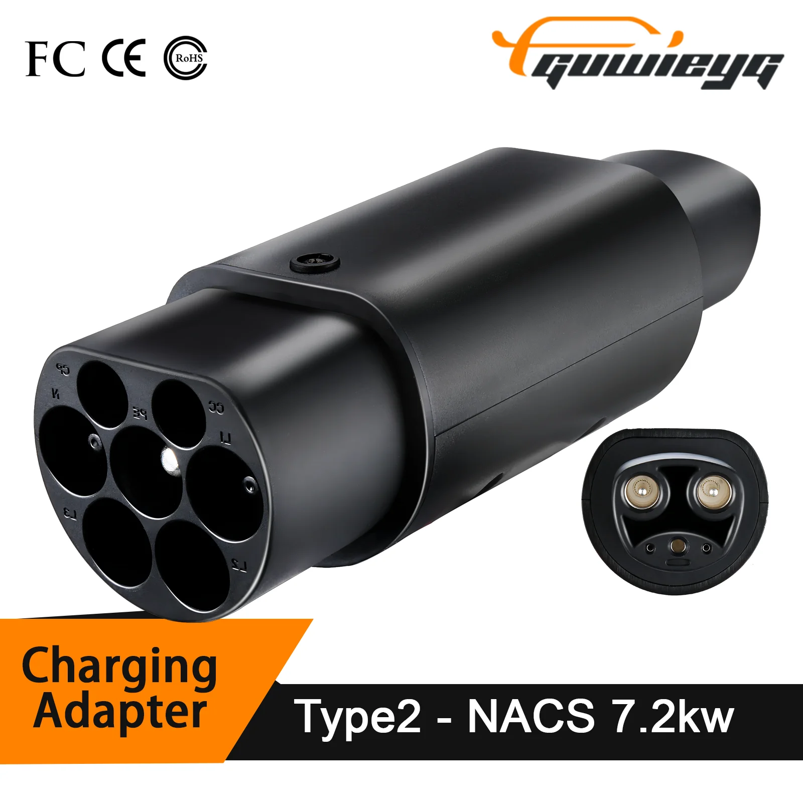GUWIEYG-EV-Adaptor-Type-2-EU-To-Tesla-Plug-EV-Adapter-250A-500V ...