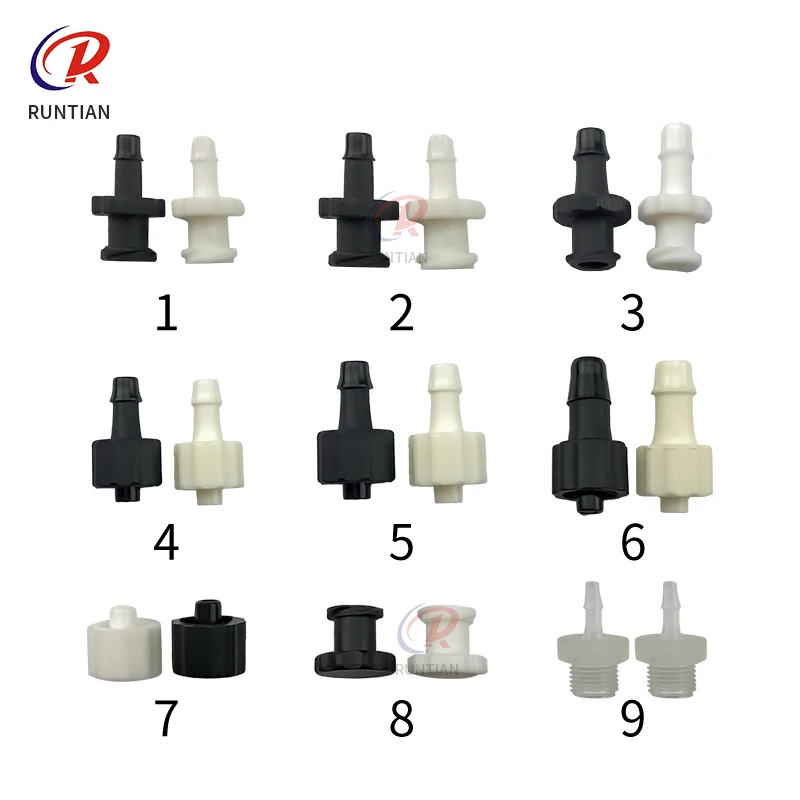 20pcs Ink tube connector for inkjet printer UV ink hose connector ink ...