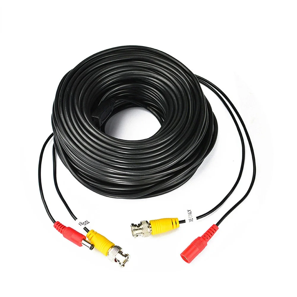 AHD Camera Cables 5M/10M/15M/20M/30M BNC Cable Output for DC Plug Cable ...