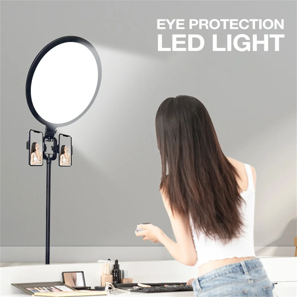 Desktop-LED-Ring-Light-Mobile-Phone-Live-Broadcast-Bracket-Desk-Selfie ...