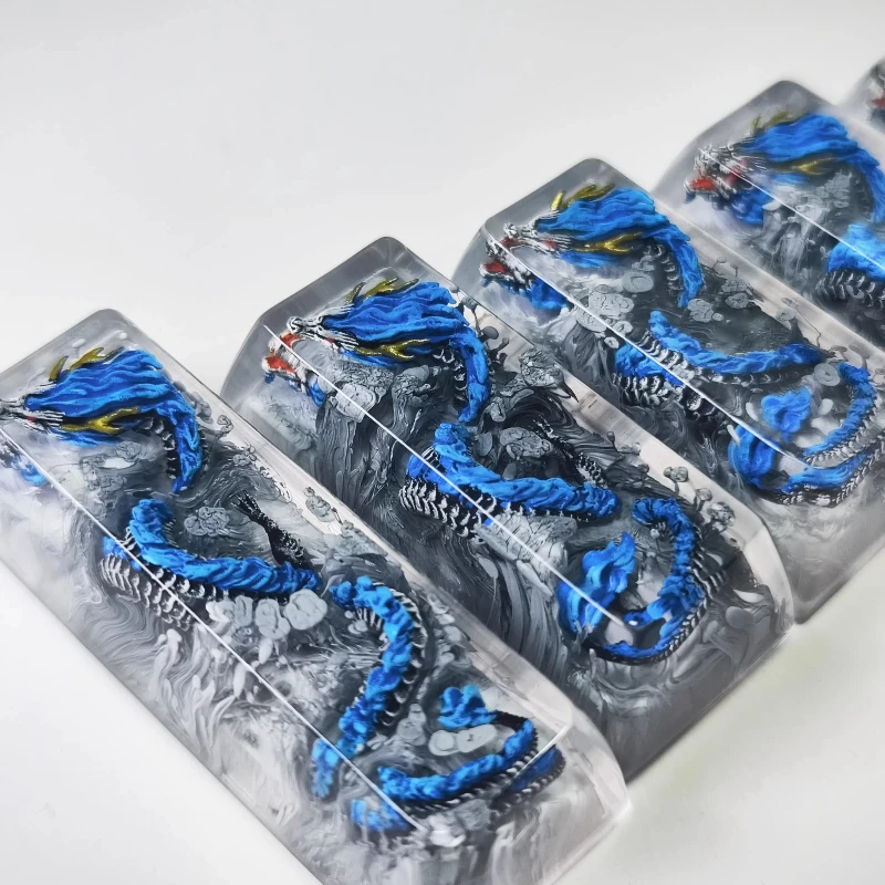 Divine-Dragon-Keycaps-Resin-Artisan-Key-Caps-Mechanical-Keyboard ...