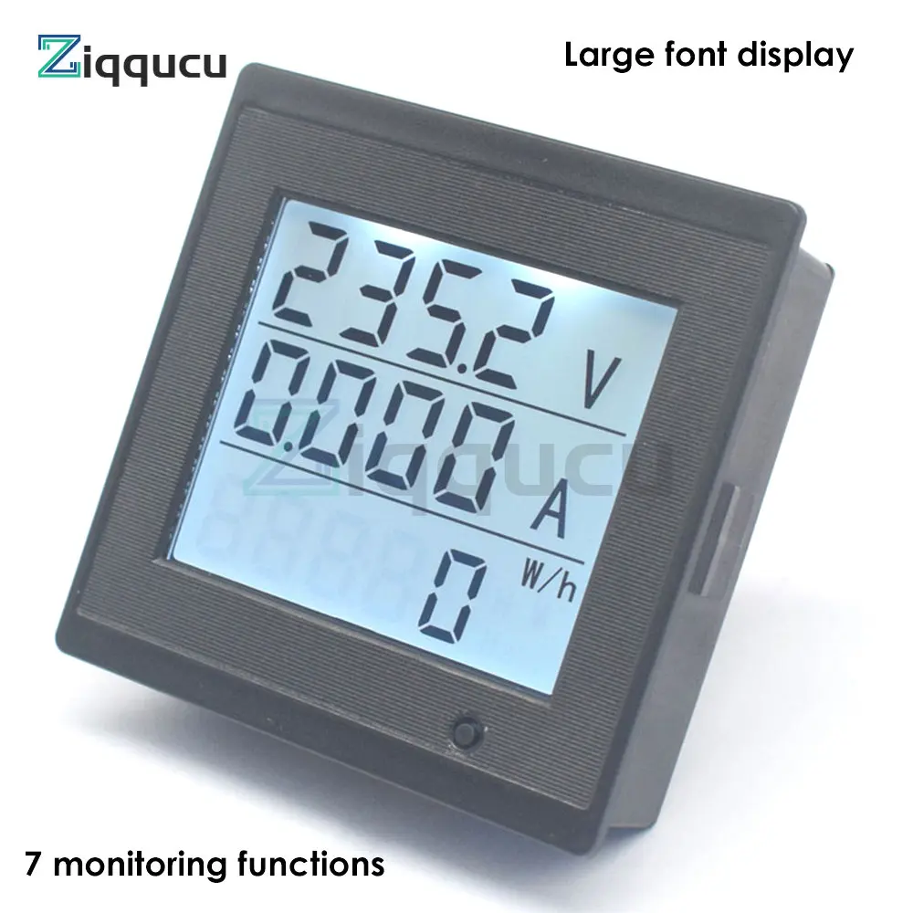 Multi-Function-Meters-AC80-300V-0-20A-Voltage-Current-Power-Electric ...