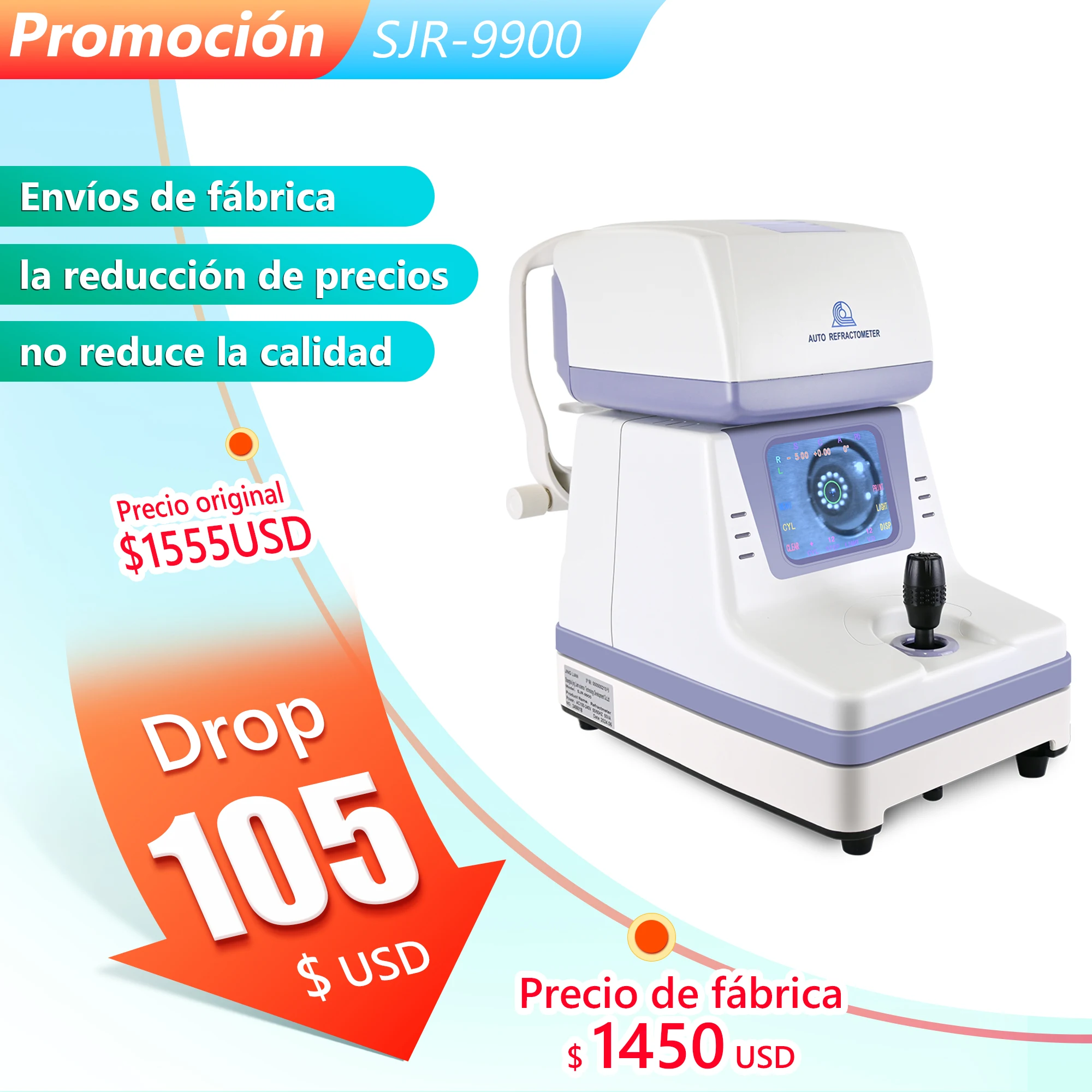 SJR-9900-Auto-Refractometer-Equipments-7-inch-LCD-Screen-Digital-Auto ...