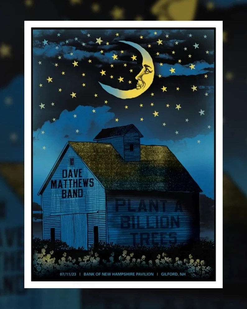 Dave Matthews Band Tour Posters