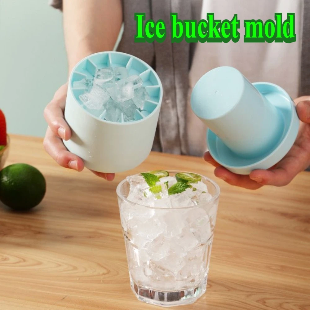Ice Cube Molds Food Grade Kitchen Accessories Silicone Mold Quick ...