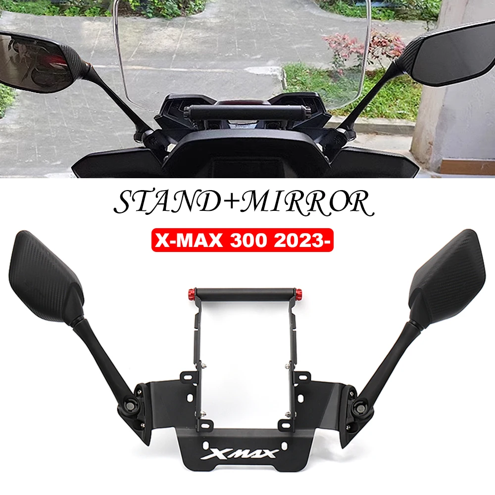 22mm-Motorcycle-Rearview-Mirrors-Stand-GPS-Navigation-Bracket-Phone ...