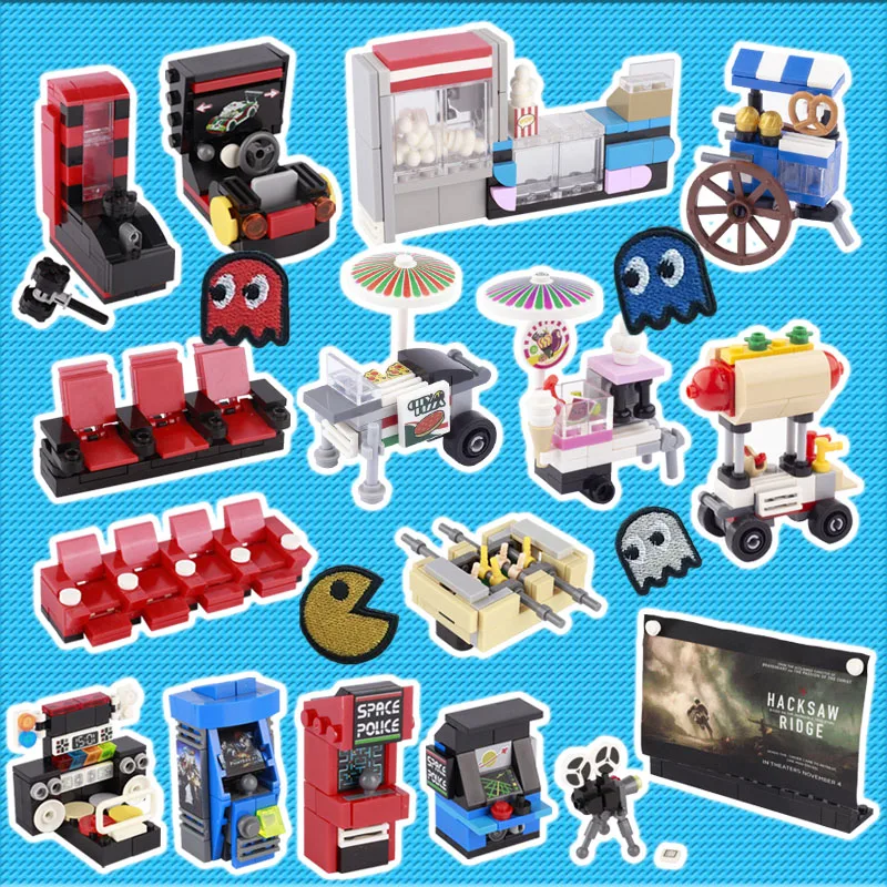 Video Game Building Blocks | Mini Brick Video Game | Miniature Video ...