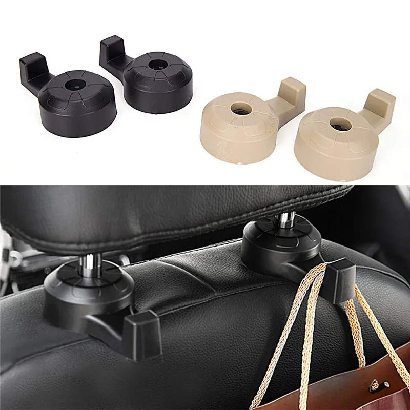 2Pcs-Universal-Car-Truck-Suv-Seat-Back-Hanger-Organizer-Hook-Headrest ...