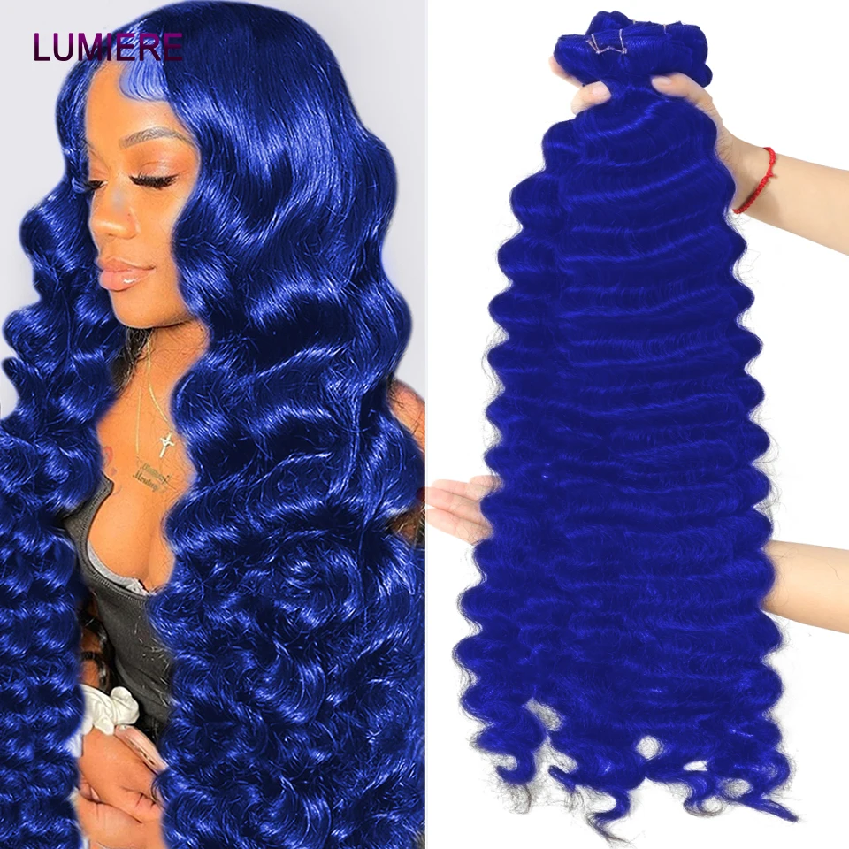 Blue Hair Extensions Weave