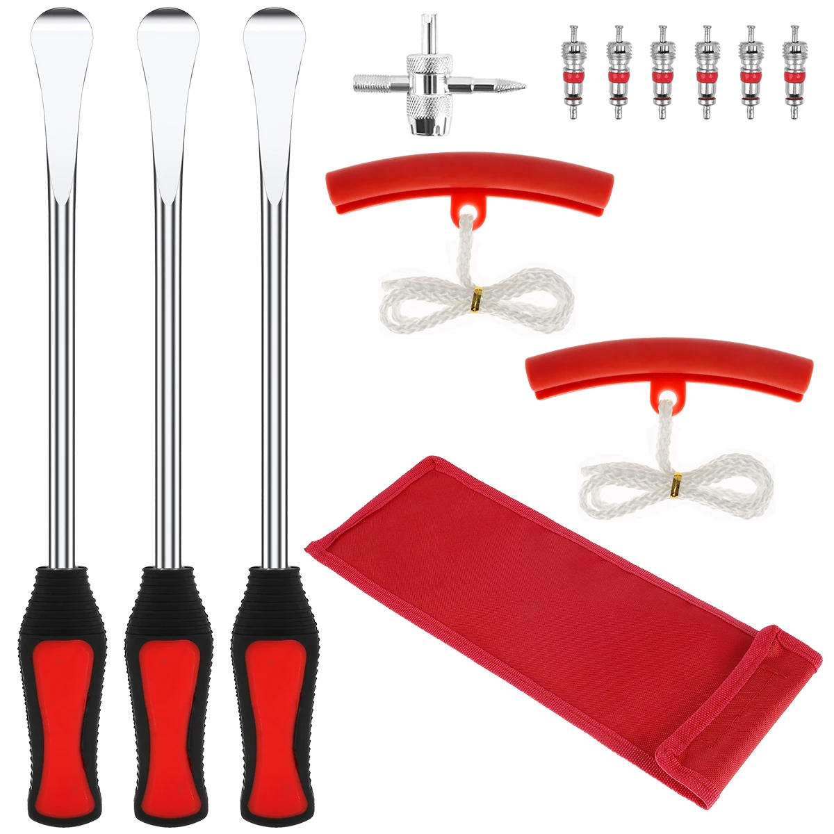 Tire Changing Lever Tools Motorcycle Tyre Repair Auto Spoon Tire Kit ...
