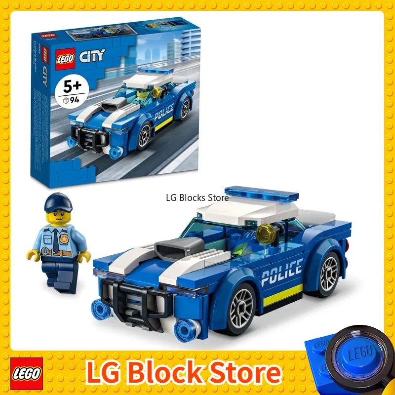 LEGO-City-Police-Car-Toy-60312-for-Kids-with-Officer-Minifigure ...
