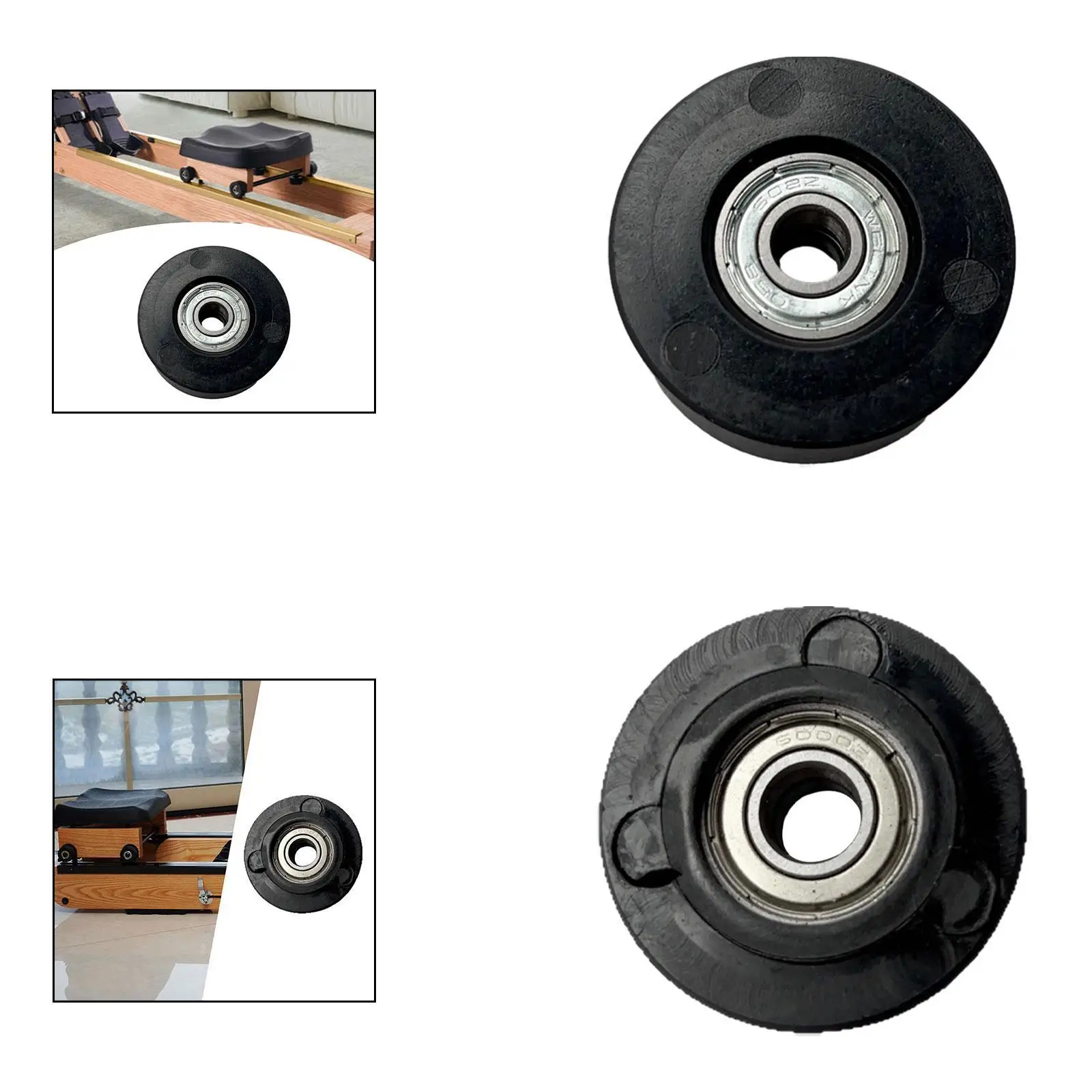 Rollers for Rowing Machine Seats Cushion Wheel Professional Quiet and ...