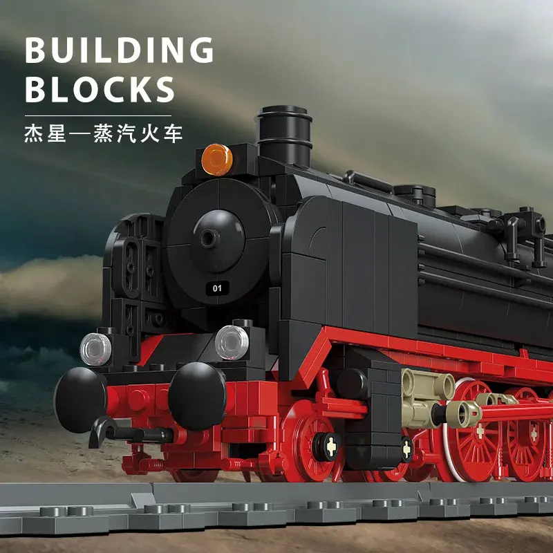 JIESTAR-59004-German-Steam-Train-Simulation-Model-Assembly-Block-Boy ...